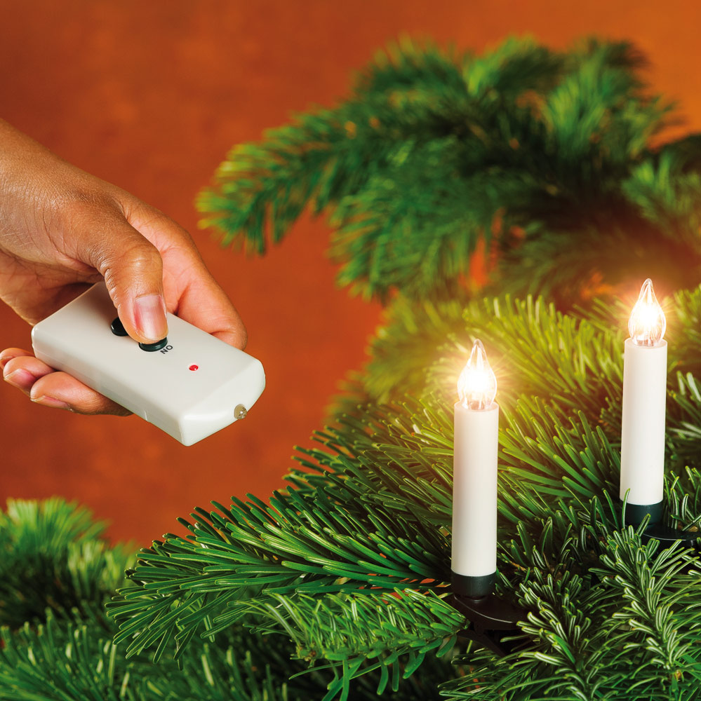 Kabellose LED-Mini-Weihnachtskerzen | EUROtops.de