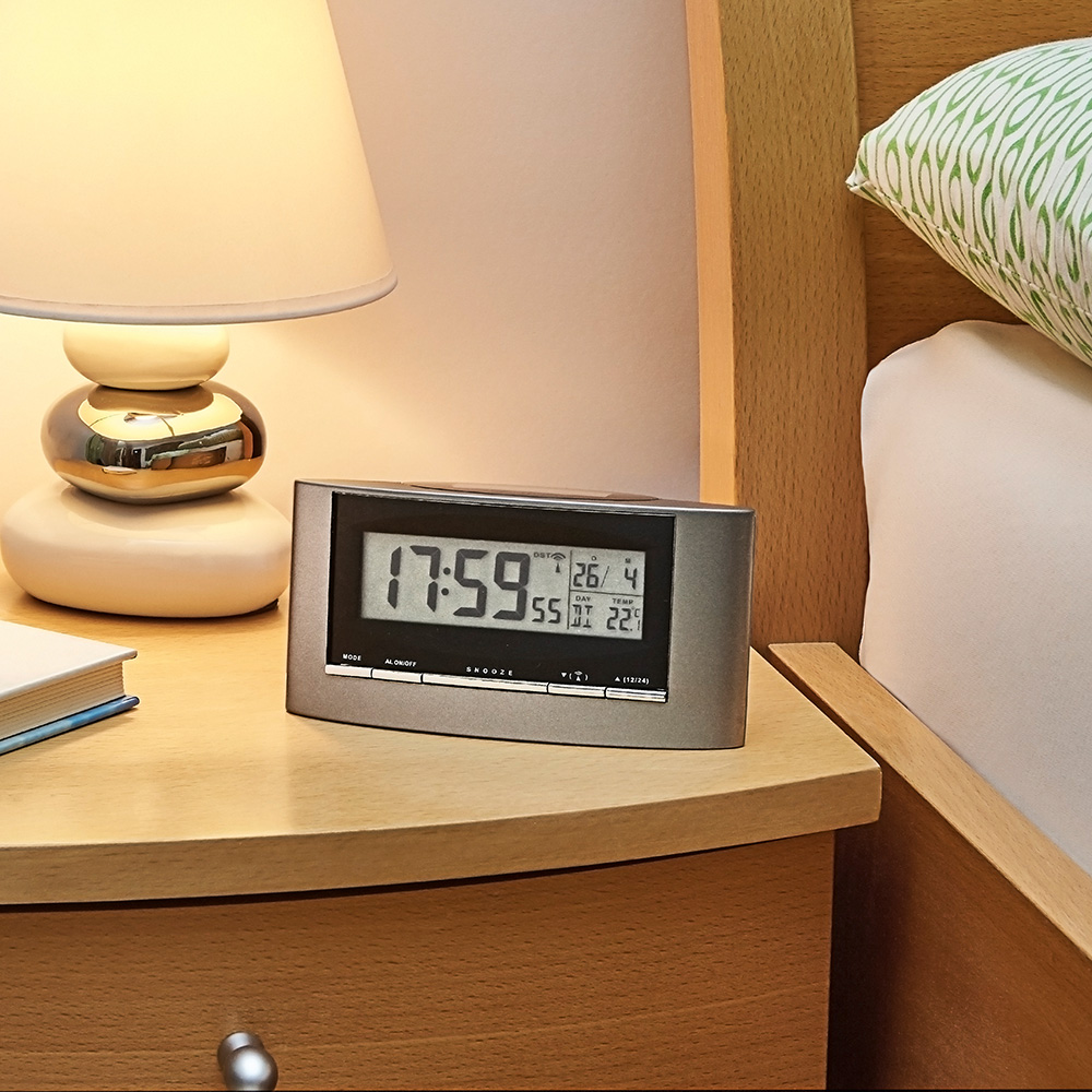 Lautloser Solar-Funkwecker | EUROtops.de