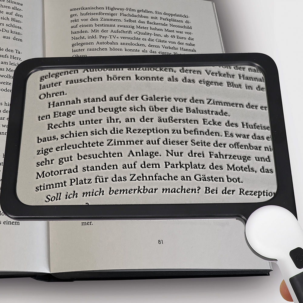 Handlupe mit einstellbarem Licht | EUROtops.de