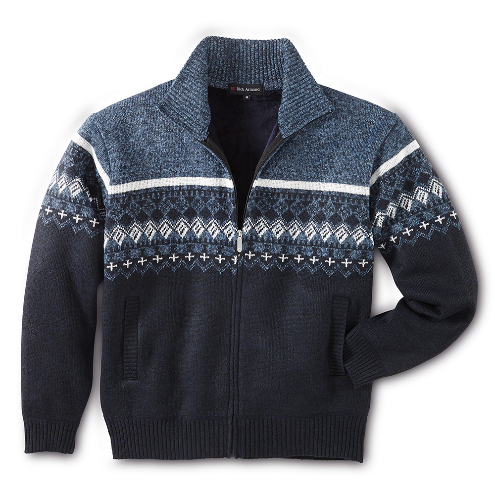 Strickjacke im Norwegerstil | EUROtops.de