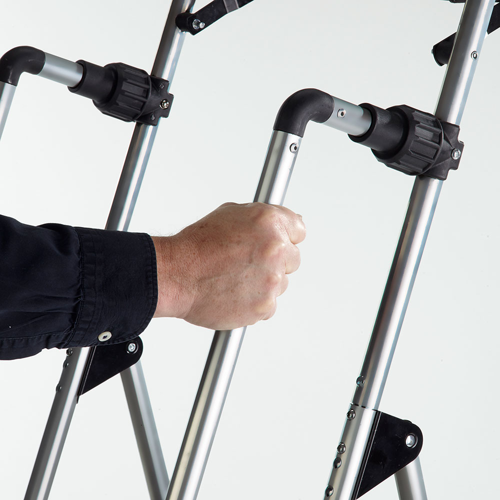 Stahl-Sicherheitsleiter 3-stufig | EUROtops.de