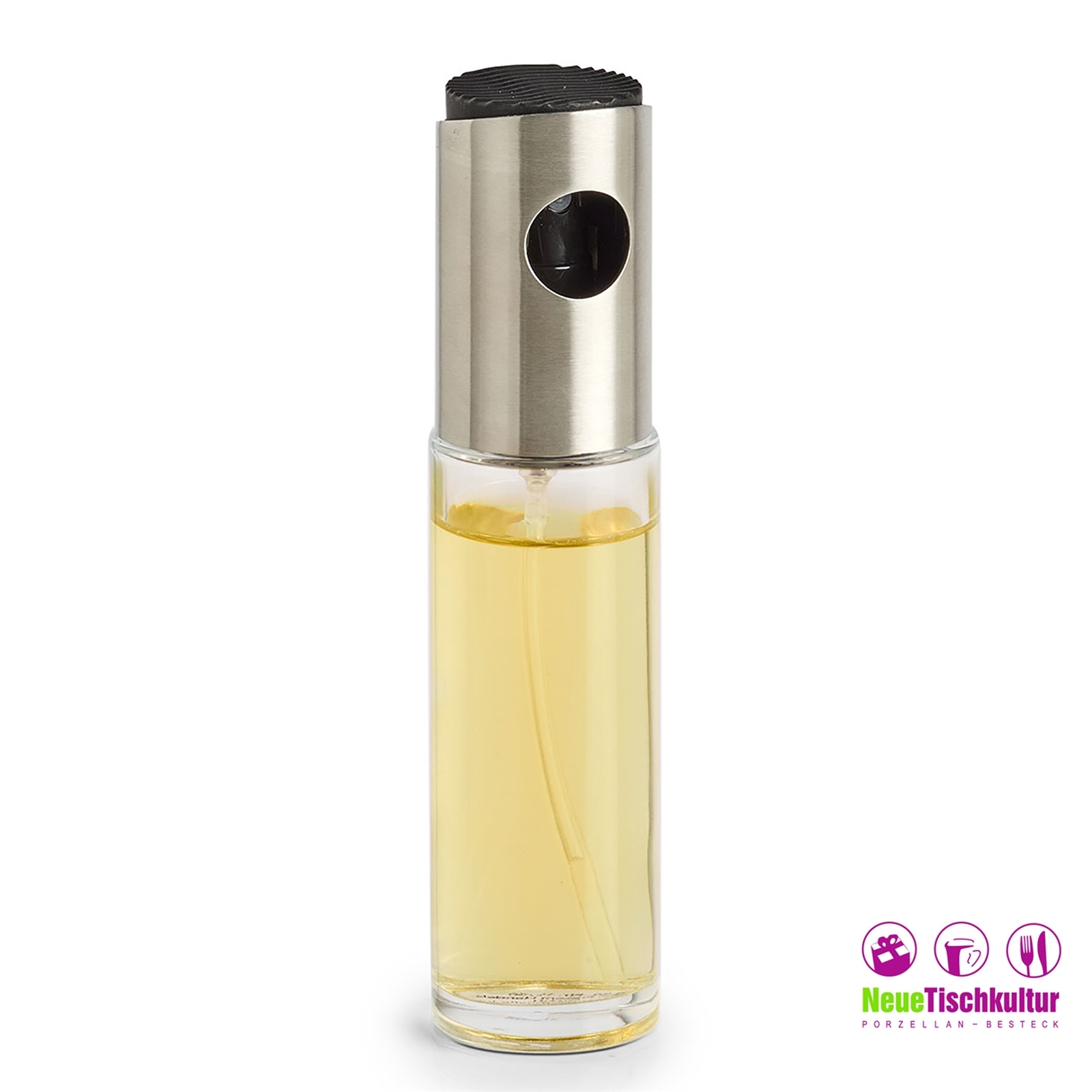 Essig-/Öl-Sprüher, 100 ml Glas, Edelstahl | EUROtops.de