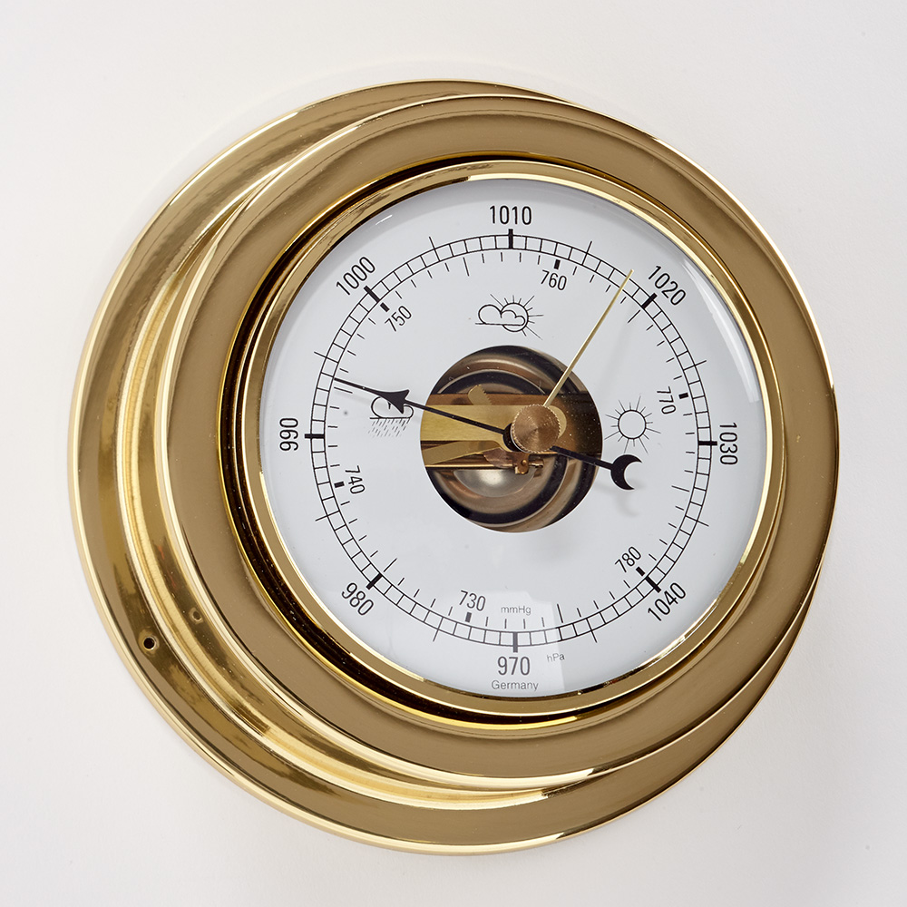 Analoges Messing-Barometer | EUROtops.de
