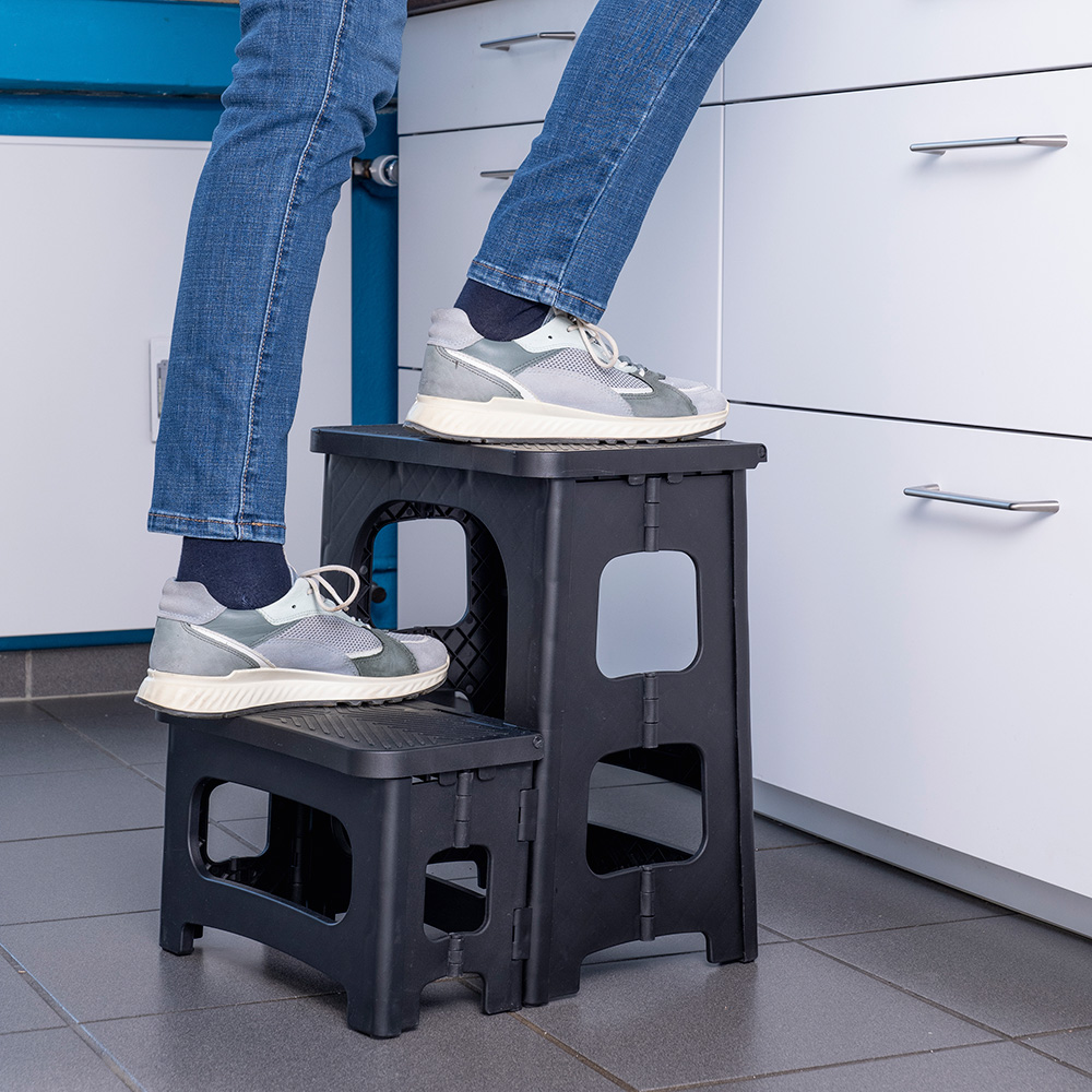 Klappbarer 2-Stufen-Tritt | EUROtops.de